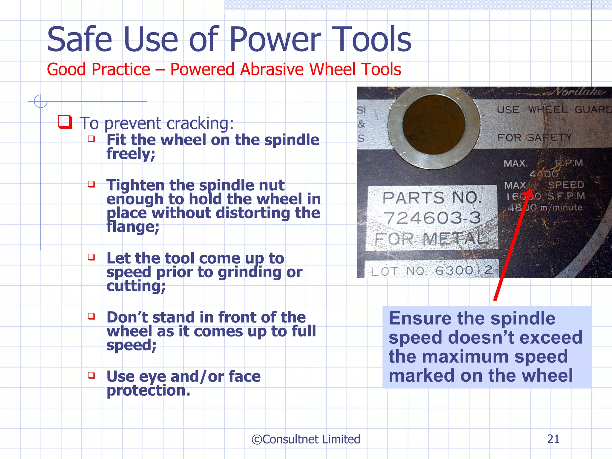 Safe use of power tools | PPT