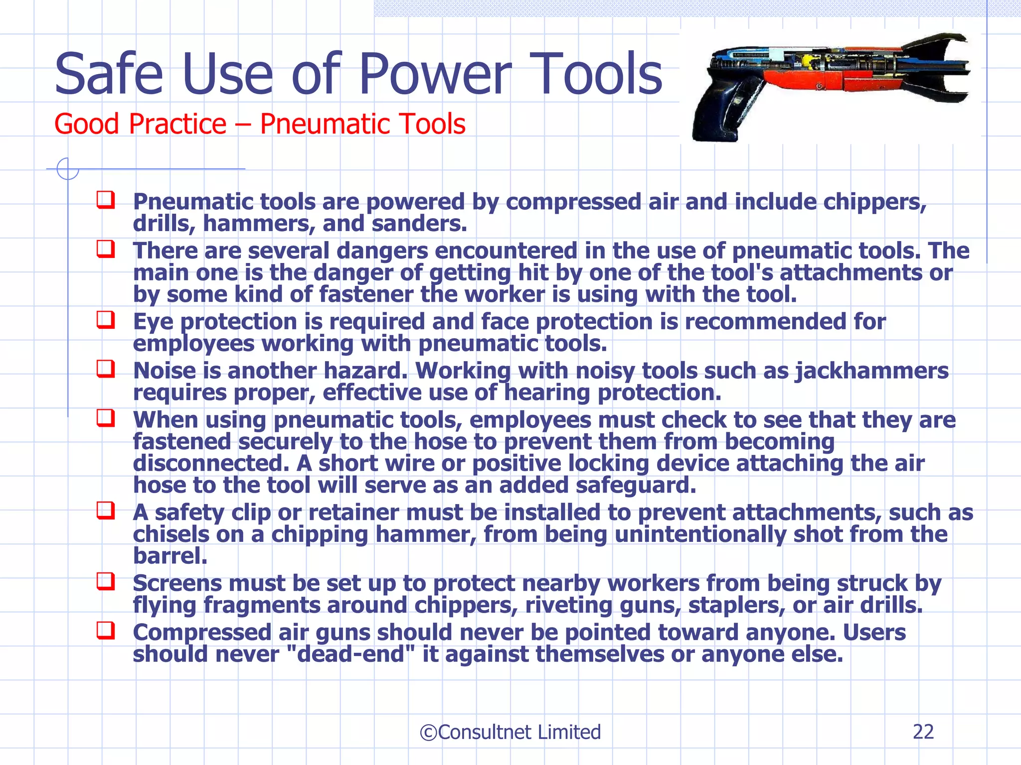 Safe use of power tools | PPT