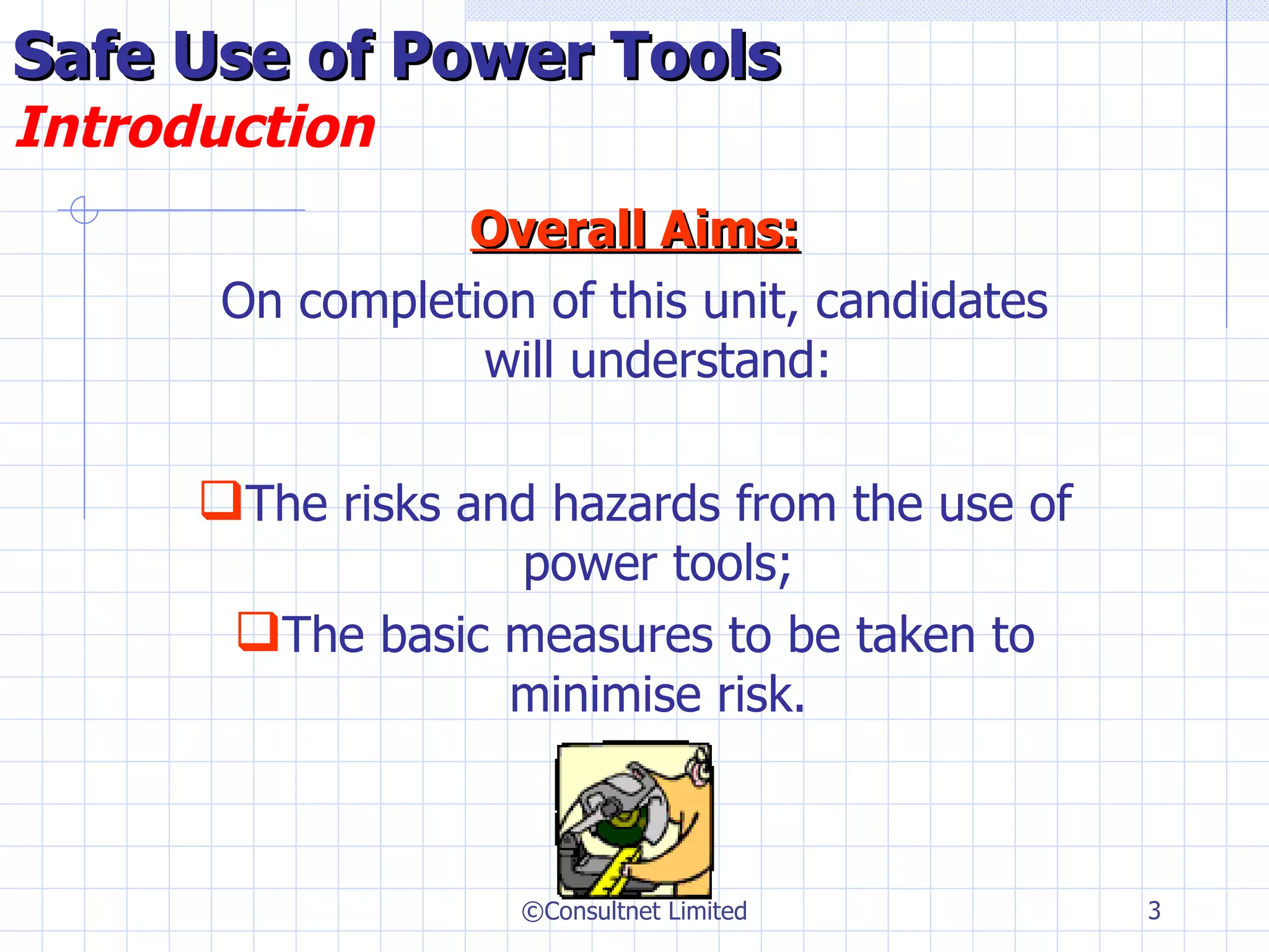 Safe use of power tools | PPT