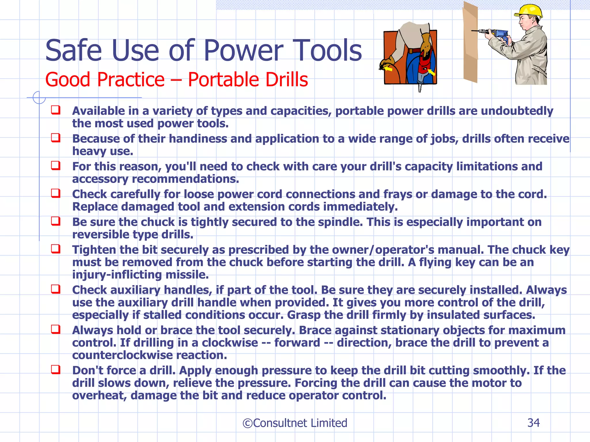 Safe use of power tools | PPT