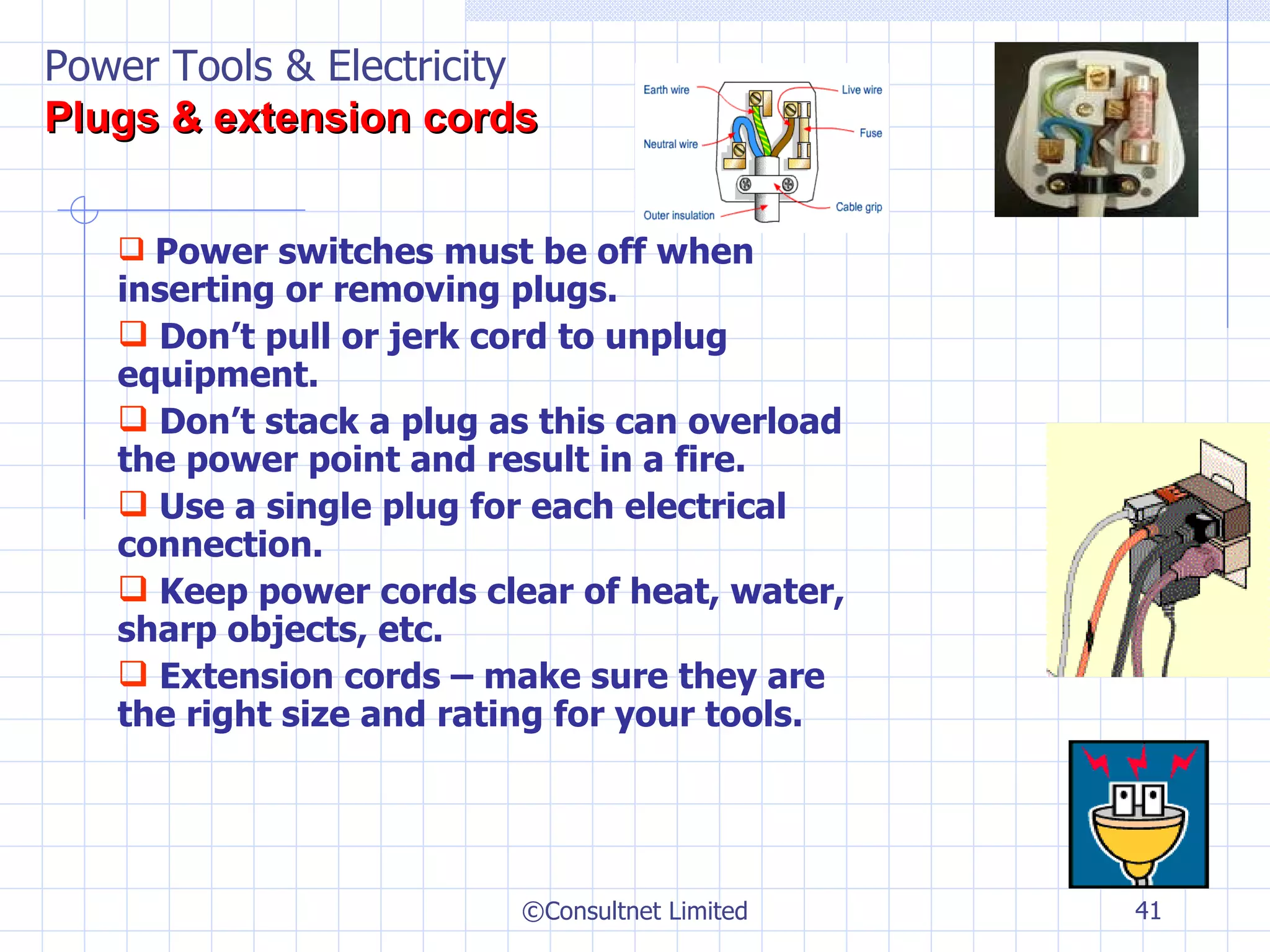 Safe use of power tools | PPT