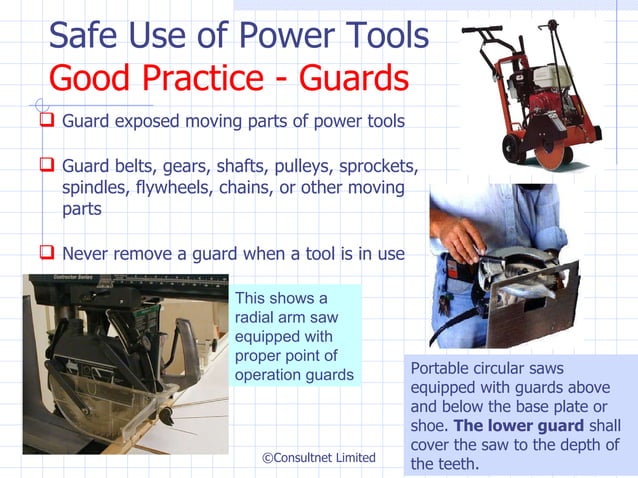 Safe use of power tools | PPT