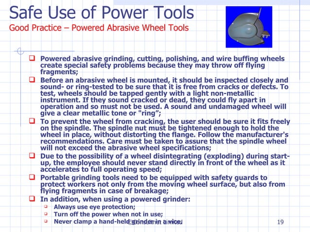 Safe use of power tools | PPT
