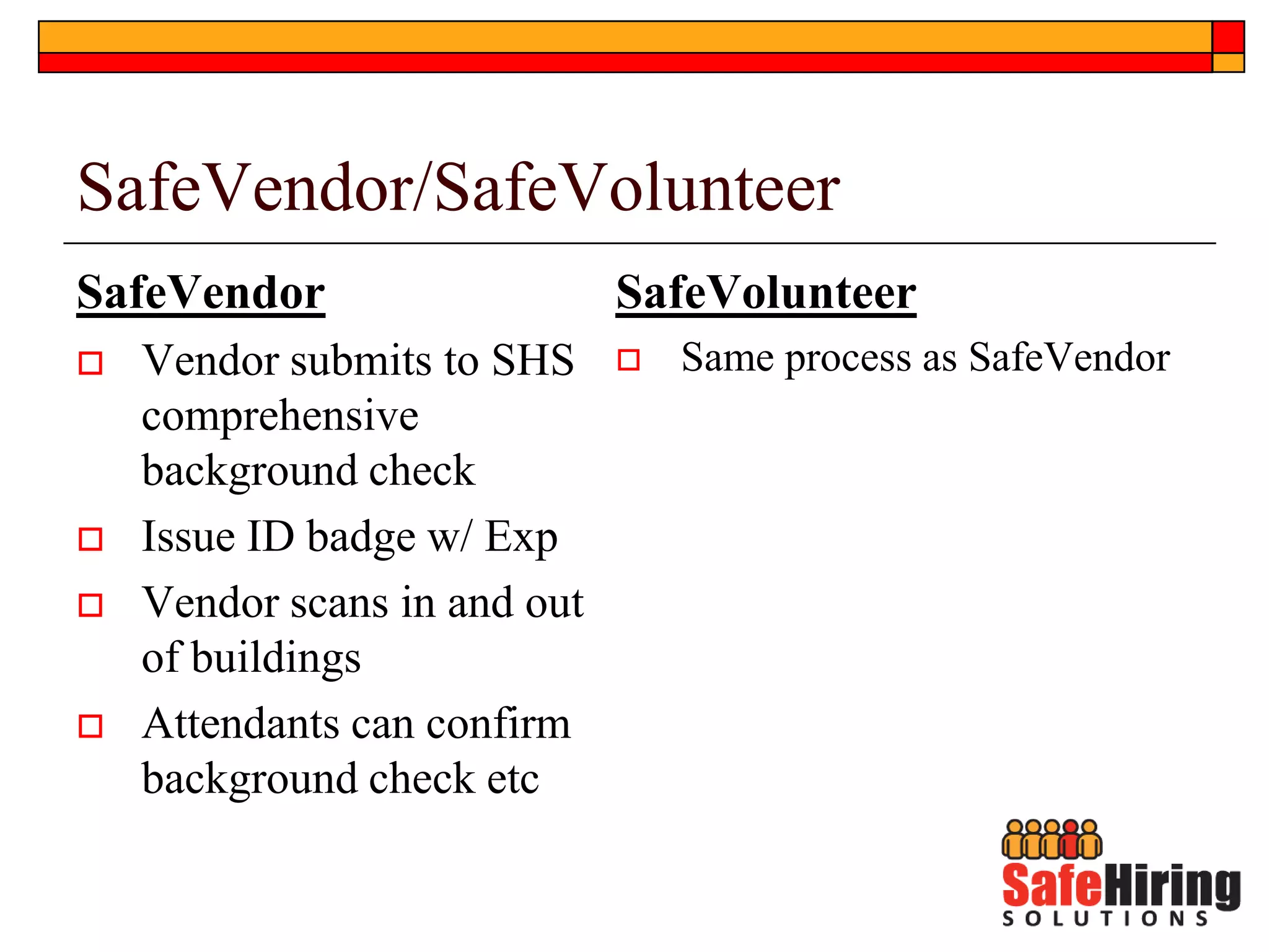 SafeVisitor Presentation | PPT