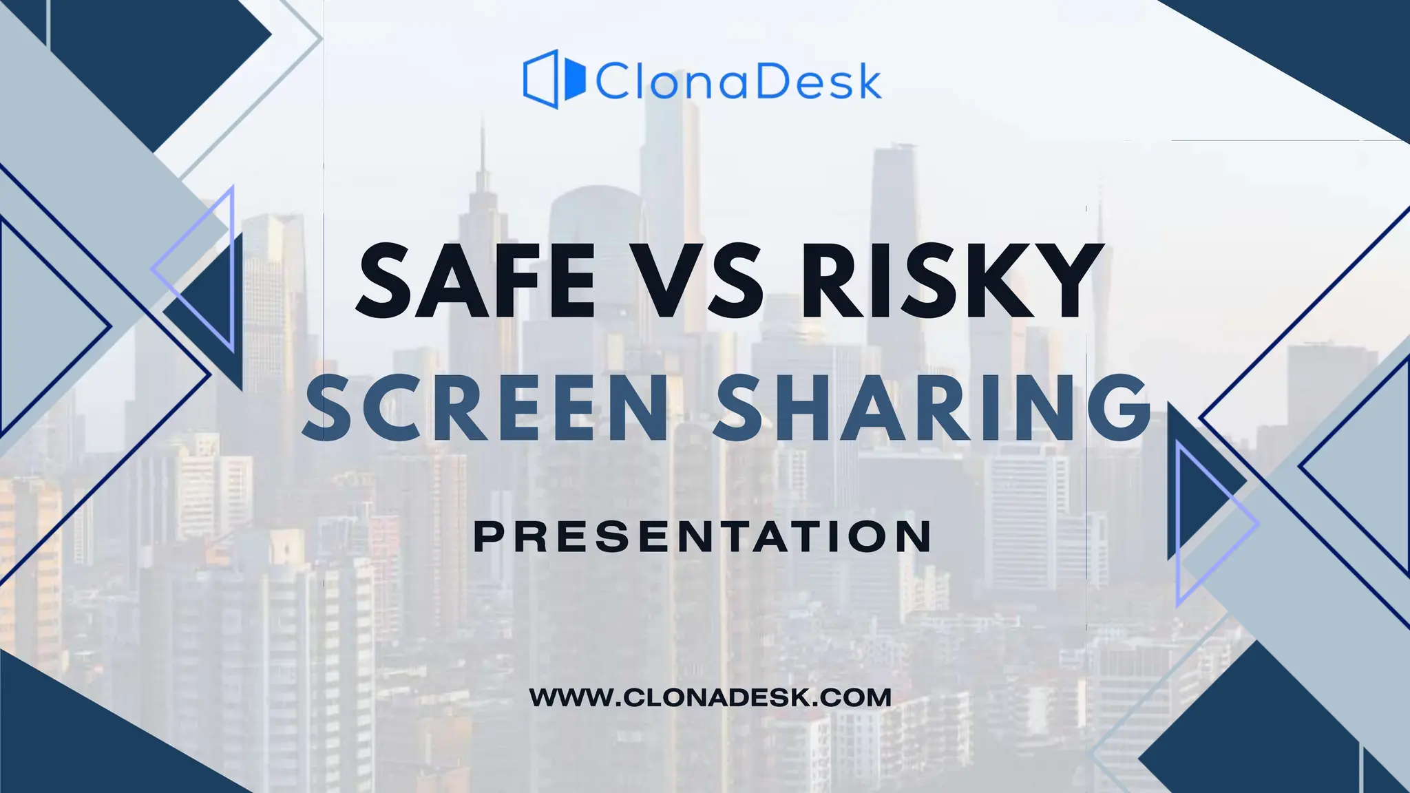 Safe vs Risky Screen Sharing | PPT Safe vs Risky Screen Sharing | PPT