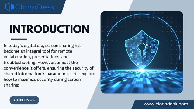 Safe vs Risky Screen Sharing | PPTX