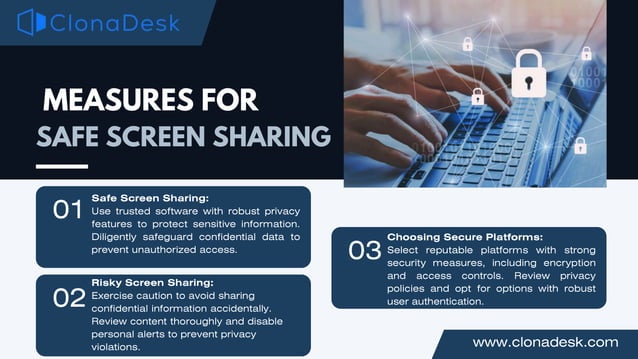 Safe vs Risky Screen Sharing | PPTX