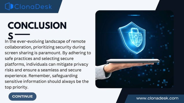 Safe vs Risky Screen Sharing | PPTX