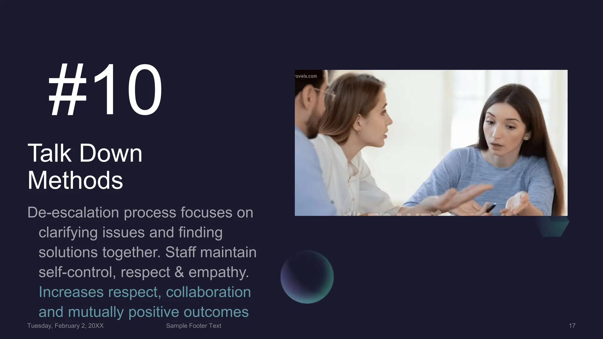 Safewards implementation on the 10 most steps | PPTX