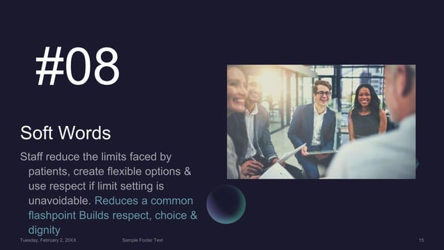 Safewards implementation on the 10 most steps | PPTX