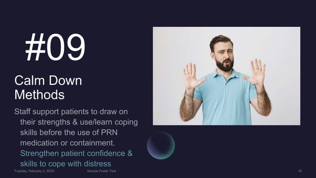 Safewards implementation on the 10 most steps | PPTX