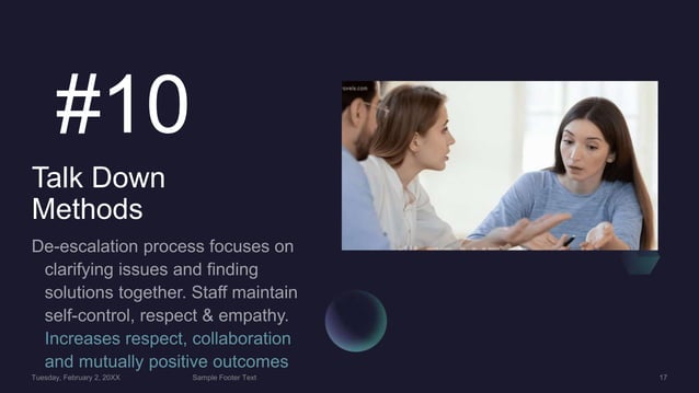 Safewards implementation on the 10 most steps | PPTX