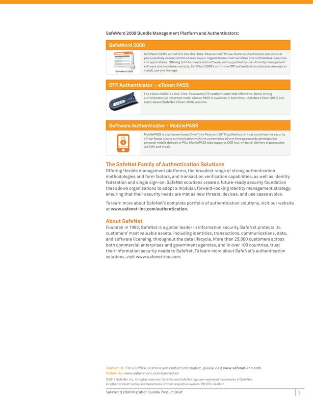 Safeword 2008 Migration Bundle Building A Fully Trusted Authentication