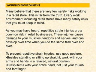 Safe working environment | PPT
