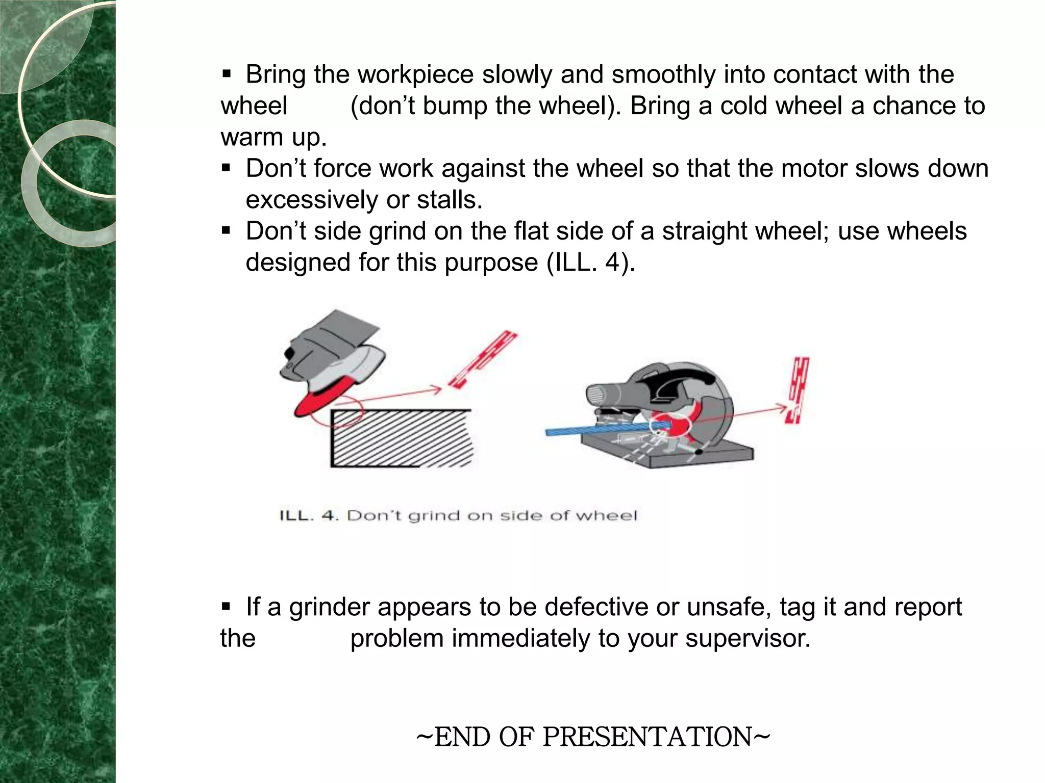 Safe Working Practices- Abrasive Wheel | PPT