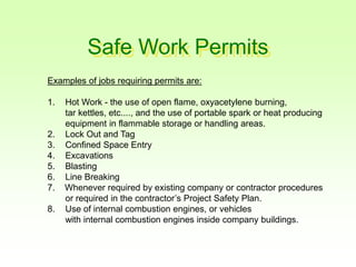 SAFE WORK PERMIT | PPT