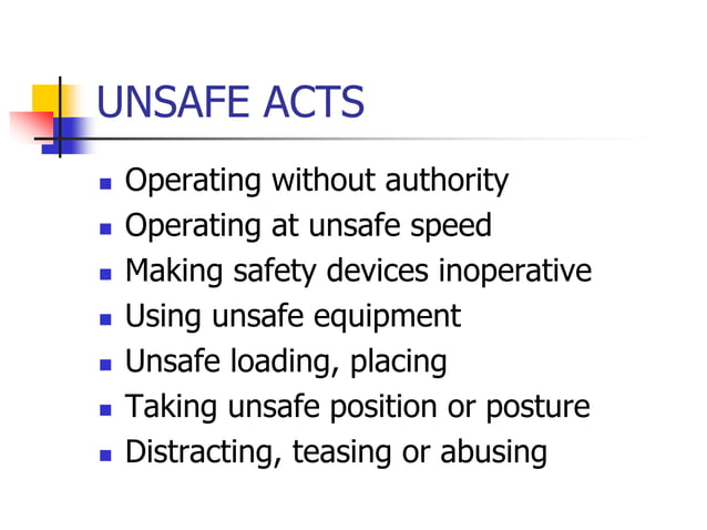 SAFE WORK PRACTICES.ppt | Injuries | Diseases and Conditions