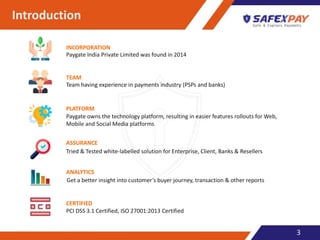 Safex pay avantgarde -presentation | PPTX | Web Development | Internet