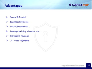 Safex pay corporate presentation | PPT