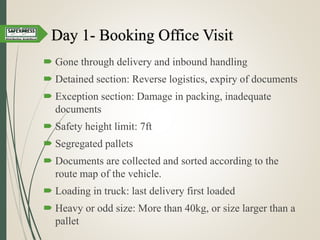 Booking operation in Logistics company | PPTX