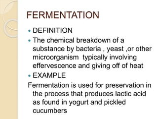fermentationpresentation | PPTX | Biotech and Biomedical Industry | Industries