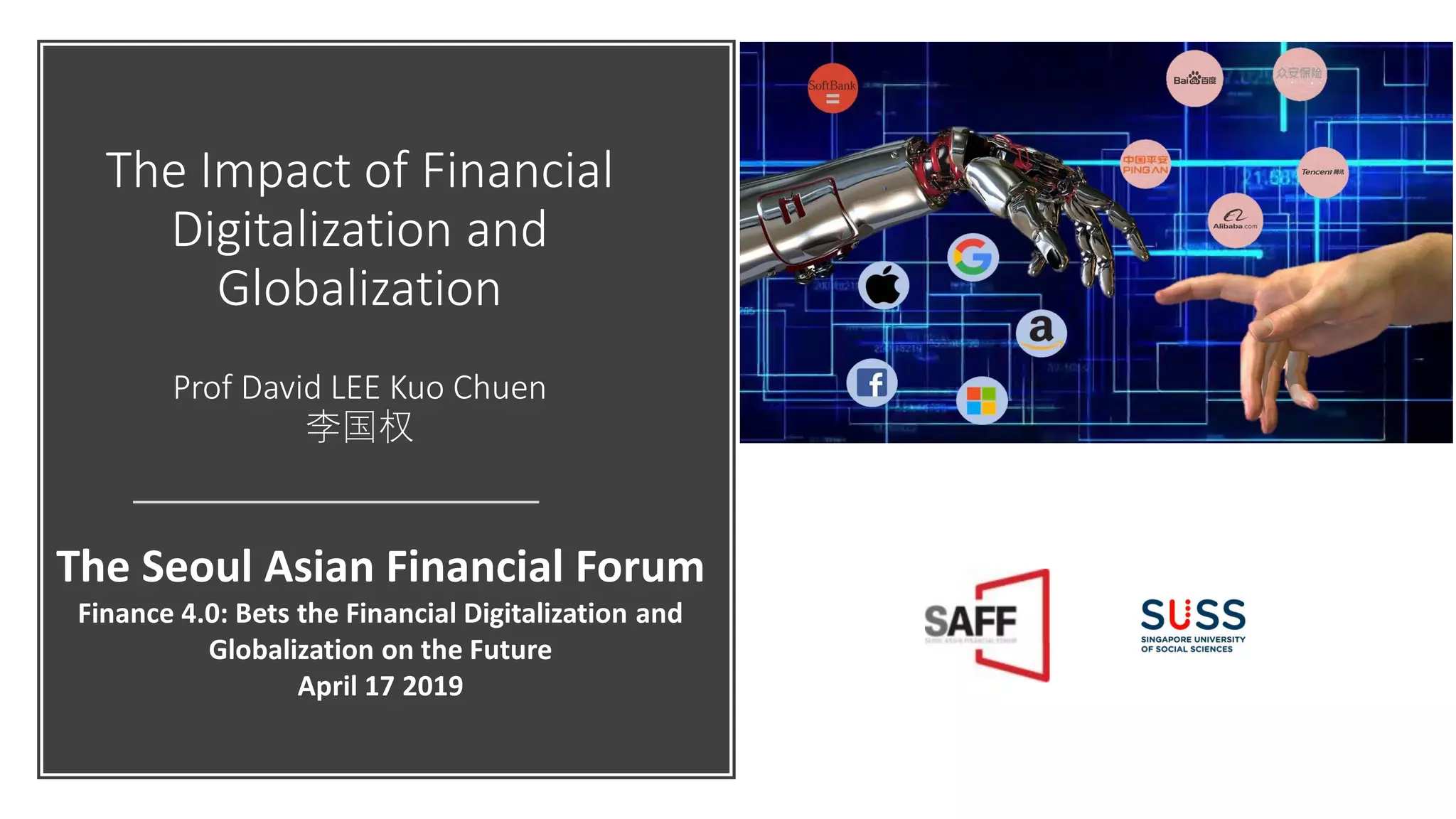 The Impact of Financial Digitalization and Globalization by David LEE ...