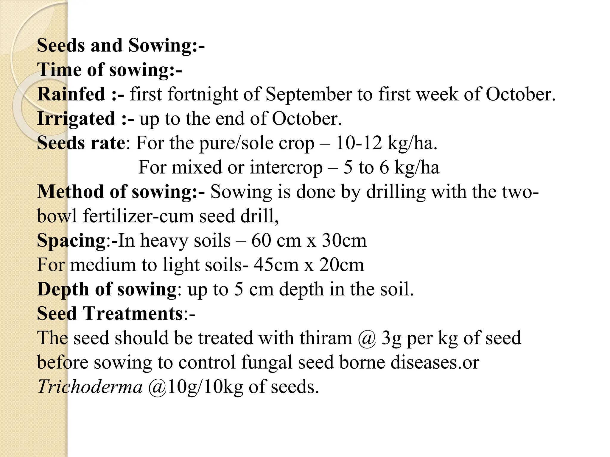 Safflower.pptx Details cultivation practices of safflower | PPTX