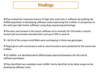 Safflower breeding | PPTX