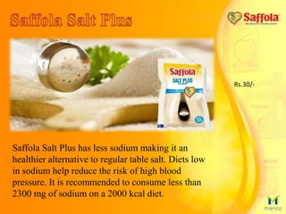 Saffola : Case study | PPTX