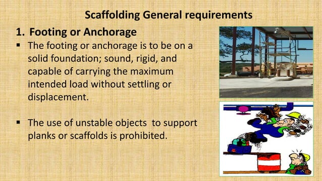 Scaffolding safety at construction site | PPTX