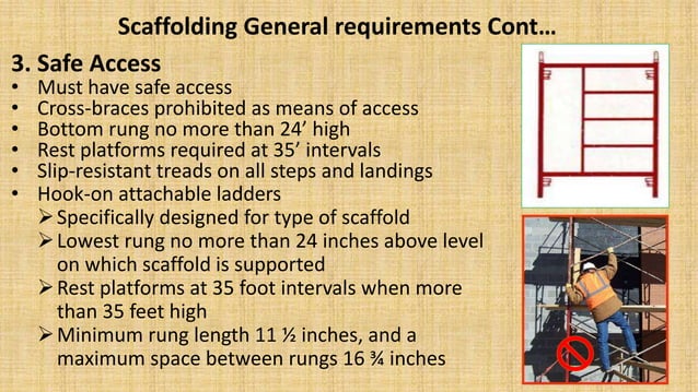 Scaffolding safety at construction site | PPTX