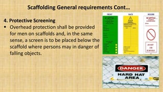 Scaffolding safety at construction site | PPTX