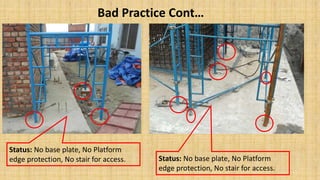 Scaffolding safety at construction site | PPTX