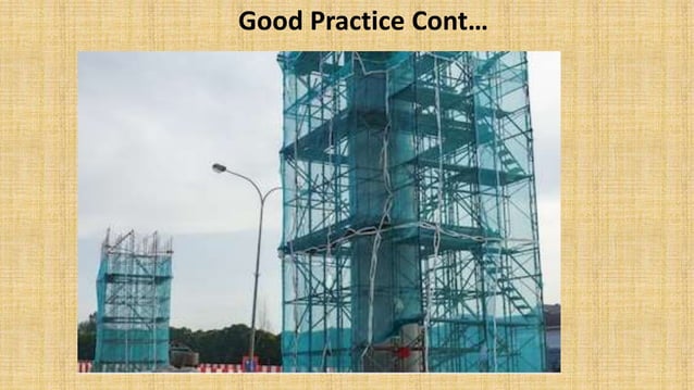 Scaffolding safety at construction site | PPTX
