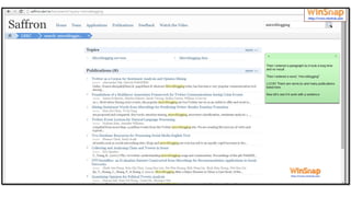 Saffron, the Concordancing Tool | PPSX