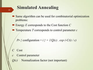 Simulated Annealing - A Optimisation Technique | PPTX