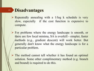 Simulated Annealing - A Optimisation Technique | PPTX