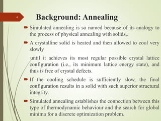 Simulated Annealing - A Optimisation Technique | PPTX