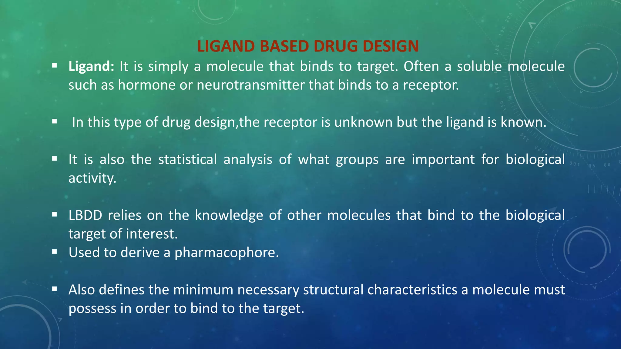 in silico drug design and virtual screening technique | PPTX