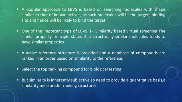in silico drug design and virtual screening technique | PPTX ...