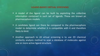 in silico drug design and virtual screening technique | PPTX
