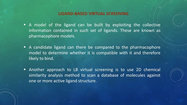 in silico drug design and virtual screening technique | PPTX | Pharmaceutical Industry | Industries
