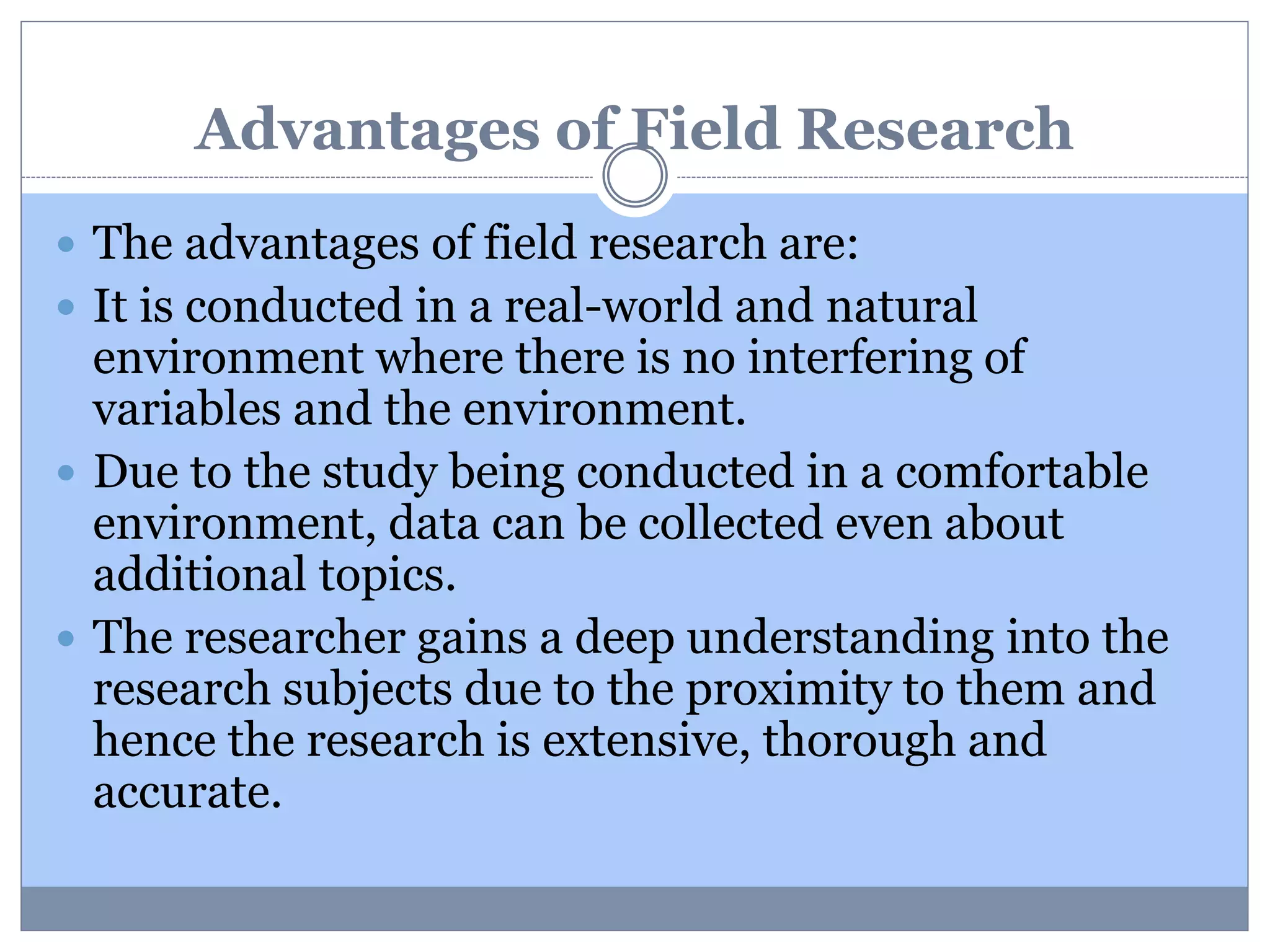 what is fieldwork | PPTX