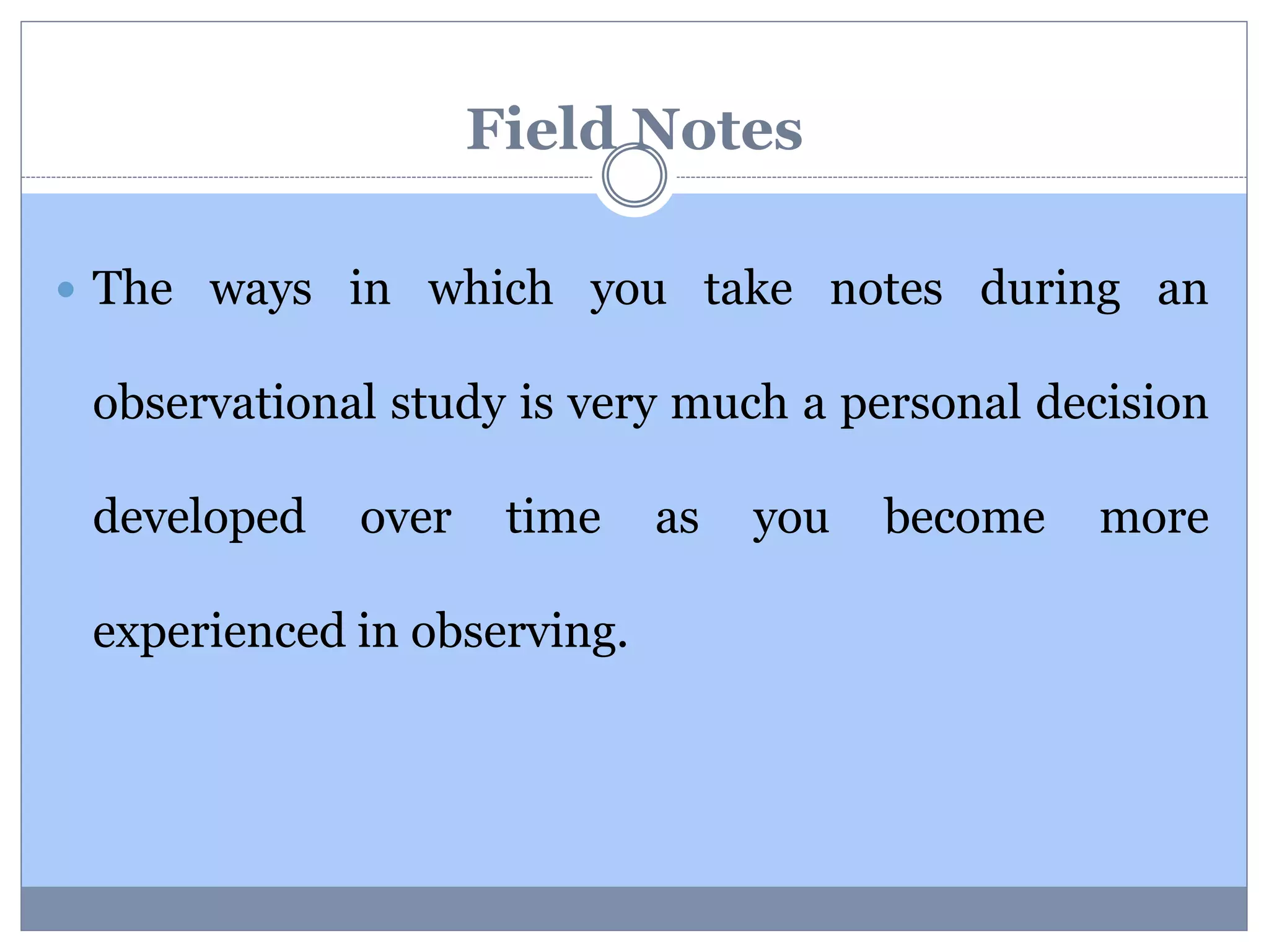 what is fieldwork | PPTX