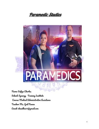 Paramedic Studies (1).docx