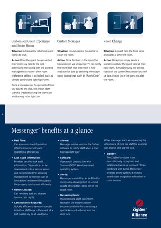 Saflok messenger-brochure | PDF