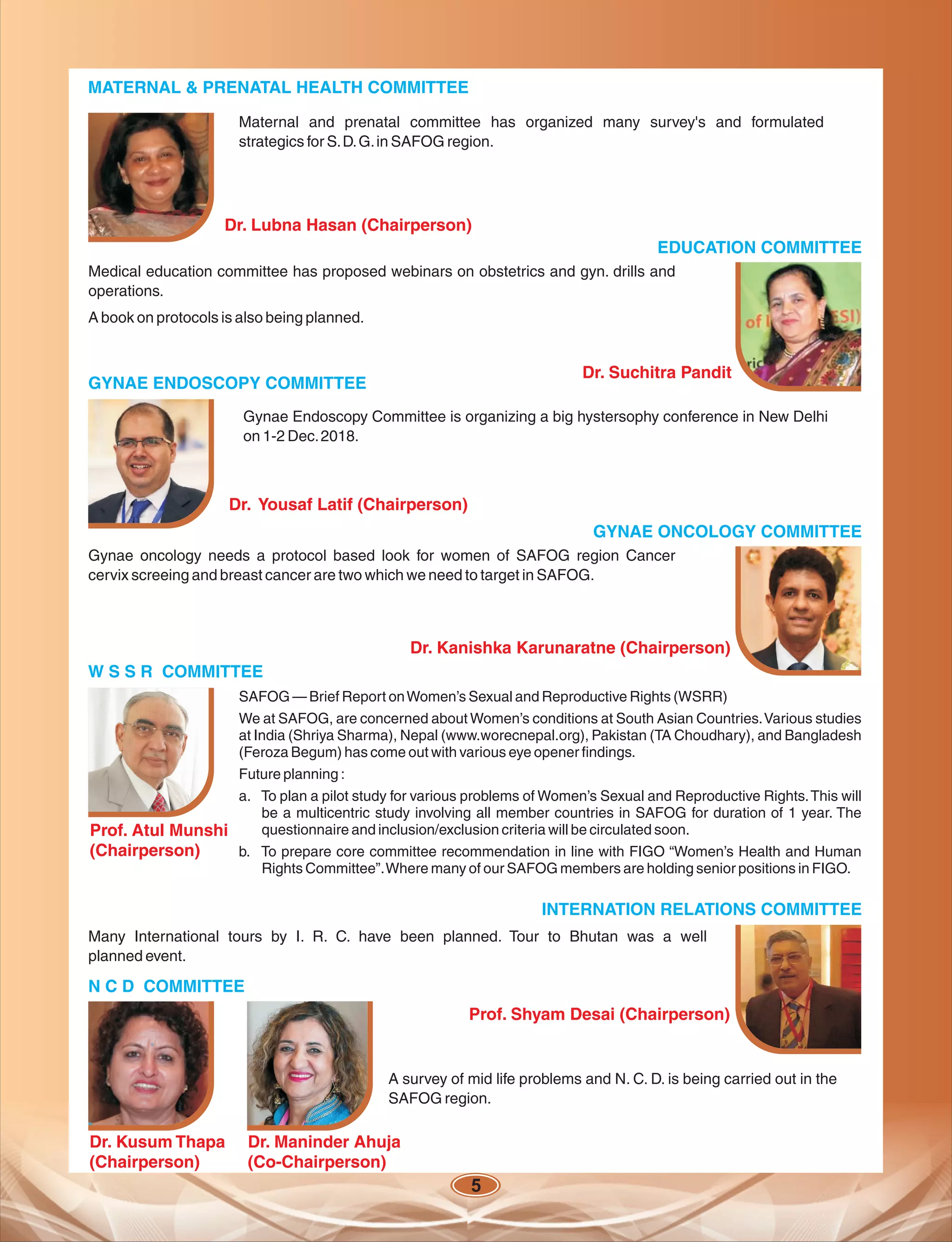 Official Letter of South Asian Federation of Obstetrics & Gyanaecology ...