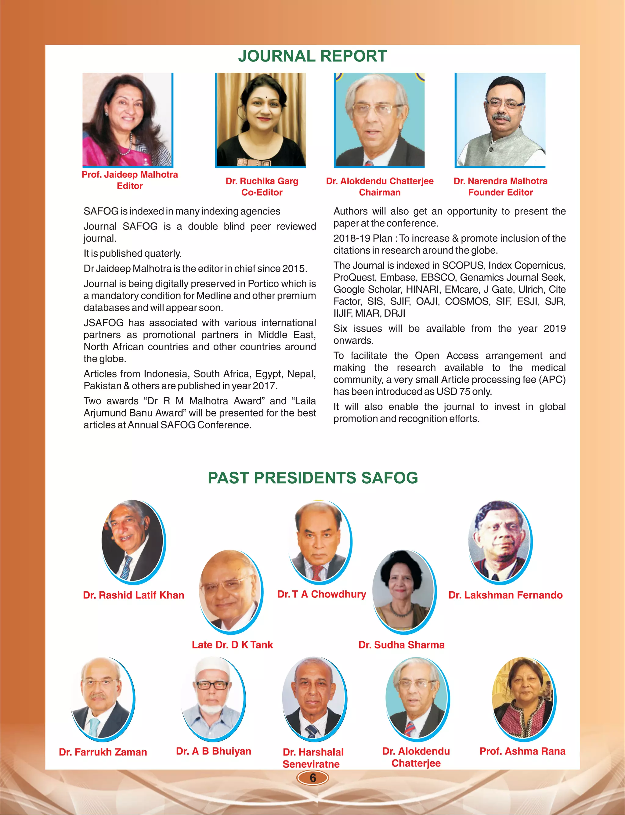 Official Letter of South Asian Federation of Obstetrics & Gyanaecology ...