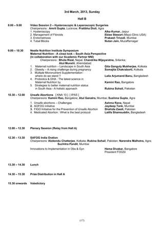 Safog programme 4feb13 | PDF