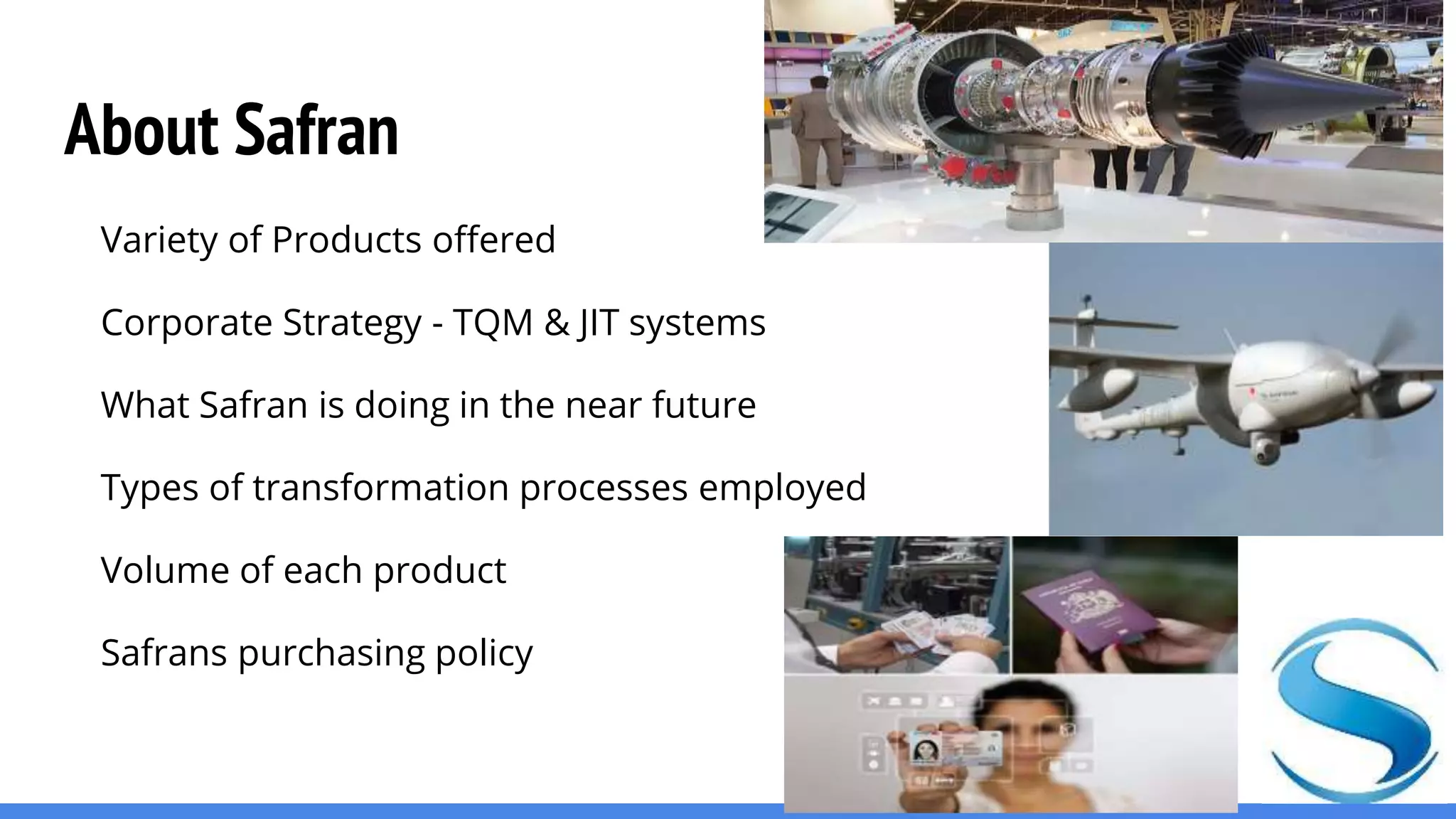 Safran industry project powerpoint | PPTX